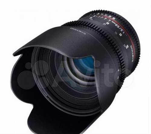 Samyang 50mm T1.5 AS UMC vdslr Nikon F новый