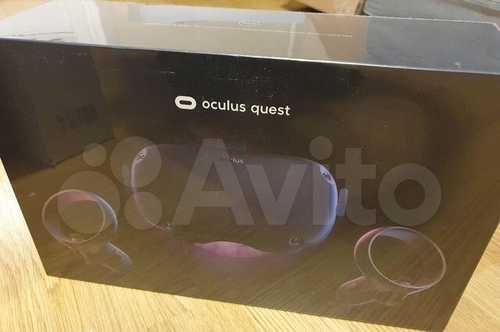 Новый VR-шлем с контроллерами Oculus Quest+кабель