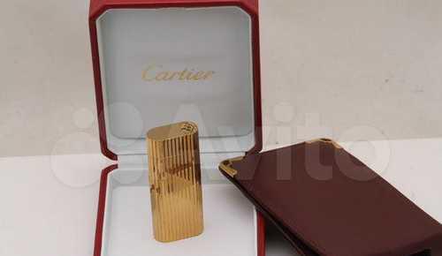 Зажигалака Cartier Must de Cartier Gold/Emerald