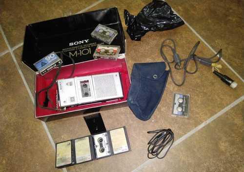 Sony micro cassette-corder M-101 диктофон