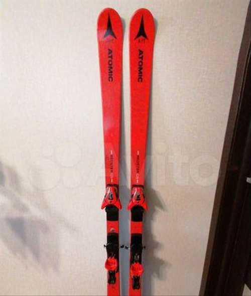 Продам горные лыжи atomic redster 166 см