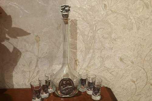 Подарочный набор для водки (стекло, олово 95)