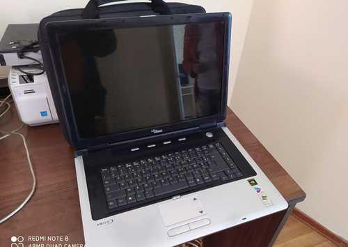 Ноутбук Fujitsu computers siemens с сумкой