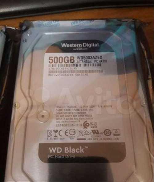 Жесткий диск WD 500gb New