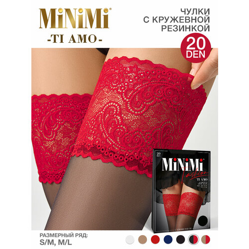 Чулки MiNiMi Ti Amo, 20 den, размер 2-3, мультиколор