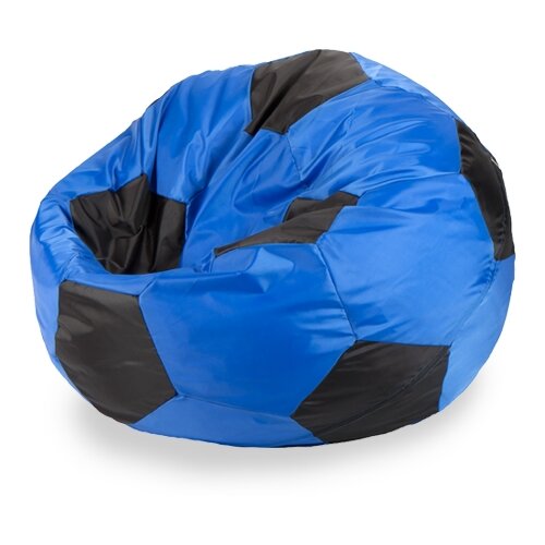 Набор чехлов Пуффбери для кресла-мешка "Мяч" размер L, синий/черный