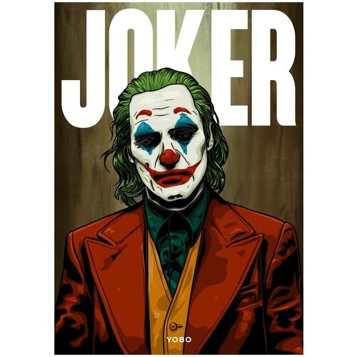 Постер / Плакат / Картина Джокер - В деле 60х90 см в подарочном тубусе