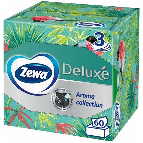 Салфетки бумажные Deluxe Aroma Collection 3 слоя 60шт