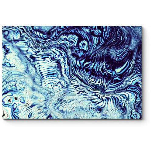 Модульная картина Волны и блики 30x20