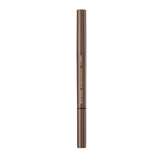 The Saem Карандаш для бровей Eco Soul Designing Eyebrow, оттенок 01 brown