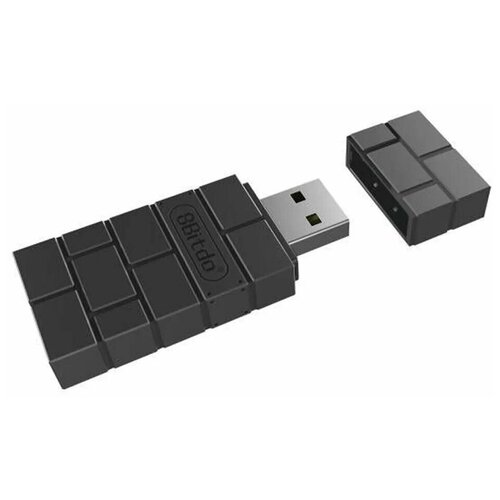 Беспроводной блютуз USB - адаптер 8BitDo Bluetooth для геймпада NS Pro Controller / Sony Playstation 4 5 PS4 PS5 / Xbox one / Series s x черный