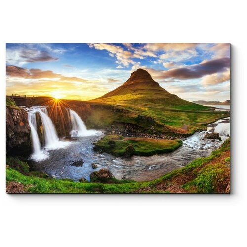 Модульная картина Живописный пейзаж Исландии30x20