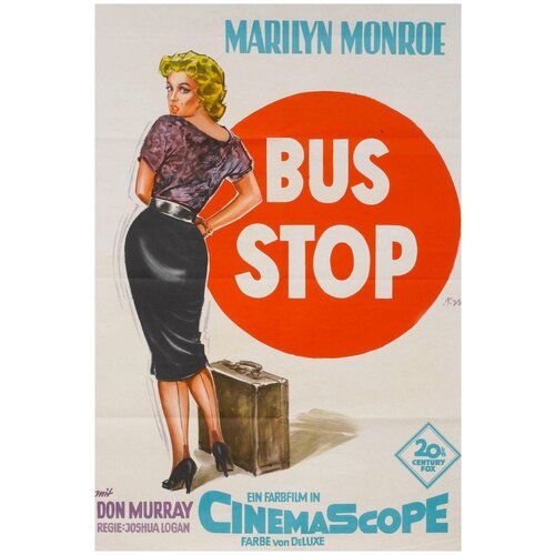 Постер / Плакат / Картина Афиша - Marilyn Monroe 50х70 см в раме
