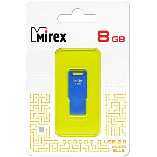 Флешка USB Flash Drive Mirex MARIO BLUE 8GB
