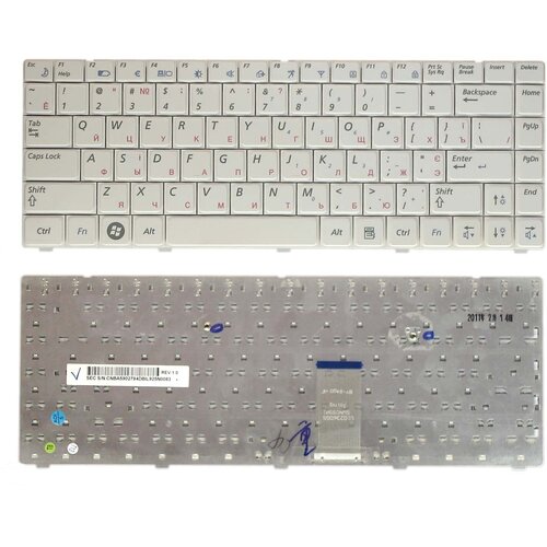 Клавиатура для ноутбука Samsumg R468-DT02TH белая