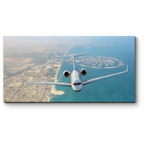 Модульная картина Пролетая над Дубаем 170x85