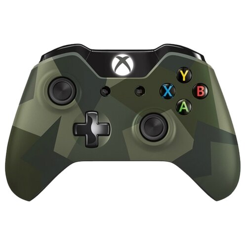 Геймпад Microsoft Xbox One Wireless Controller Armed Forces II, зеленый, 1 шт.