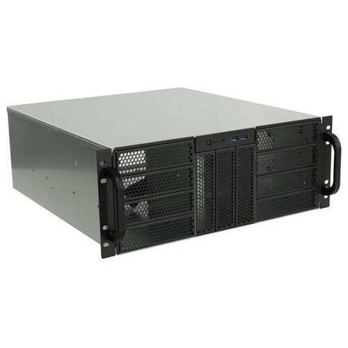 Procase Корпус RE411-D11H0-E-55 Корпус 4U server case,11x5.25+0HDD, черный, без блока питания, глубина 550мм, MB EATX 12"x13"
