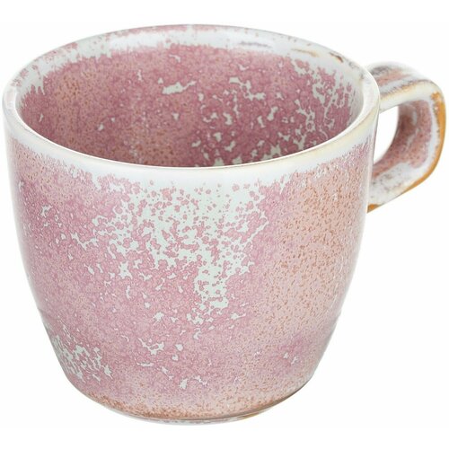 Чашка Kunstwerk Пион чайная 200мл, 82х82х70мм, фарфор, розовый, 1 шт
