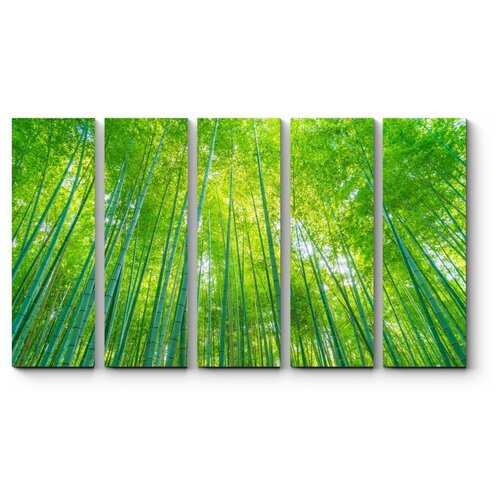 Модульная картина Бамбуковый лес 180x108