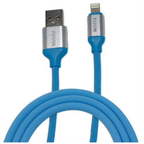 WIIIX CB120-U8-10BU Кабель-переходник USB-8 pin синий (CB120-U8-10BU) 120см 00-00002432