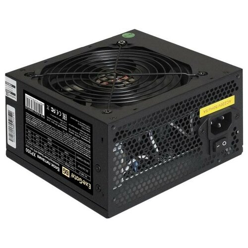 Exegate Блок питания 350W ExeGate XP350 (ATX, PC, 12cm fan, 24pin, 4pin, 3xSATA, 2xIDE, FDD, black, кабель 220V в комплекте)