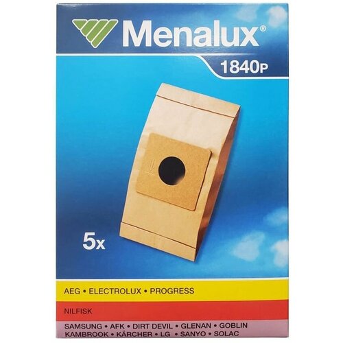 Бумажные мешки Menalux 1840 P для пылесоса AMSUNG / DAEWOO / BISSEL (тип VP-50, VP-95B) , 5 шт
