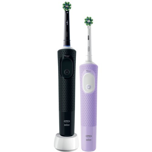  Электрическая зубная щетка Oral-B Vitality Pro, черный/лиловый