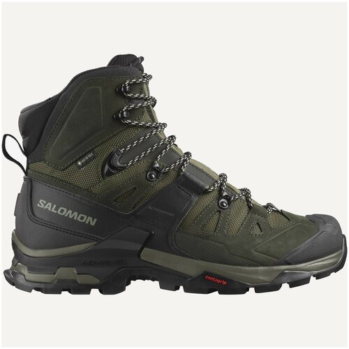 Ботинки Salomon QUEST 4 GTX, размер RU 43.5 UK 10 US 10.5, зеленый