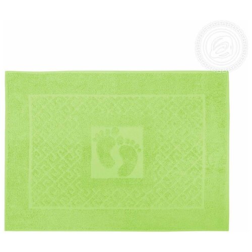 Махровое полотенце Ножки "АРТ Дизайн"; Светло-зеленый; Размер: 50 х 70