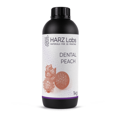 Фотополимерная смола HARZ Labs Dental Peach Form2 (1 л)