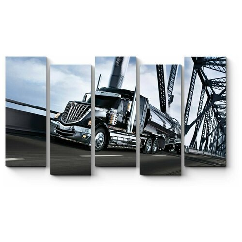 Модульная картина Фура на мосту130x75