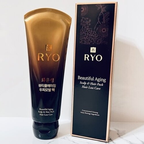 Ryo Антивозрастной маска для волос (230мл) Beautiful Aging Scalp & Hair Pack Loss Care