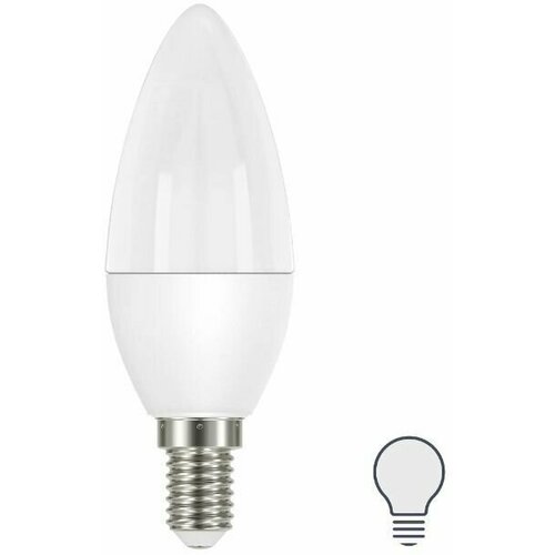 Набор лампочек Lexman 10шт Candle E14 175-250 В 6.5 Вт матовая 600 лм нейтральный белый свет
