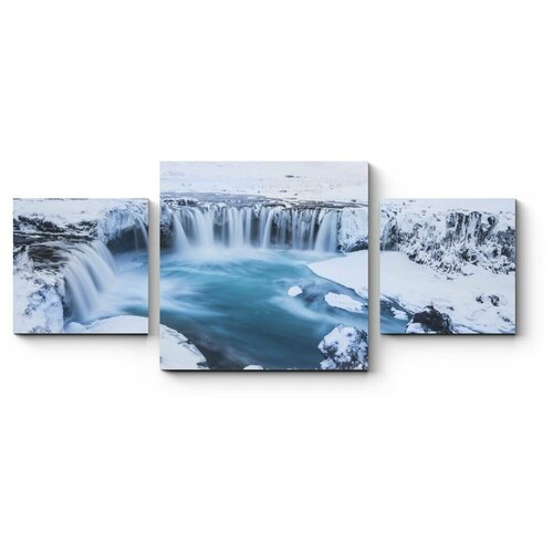 Модульная картина Ледяная красота Исландии110x47