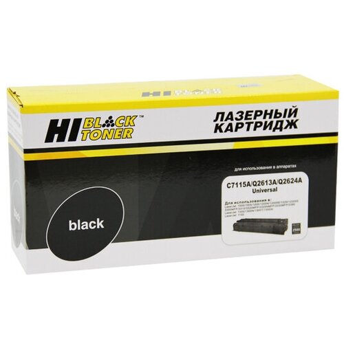 Картридж Hi-Black (HB-C7115A/Q2613A/Q2624A) для HP LJ 1200/1300/1150, Универсальный, 2,5K