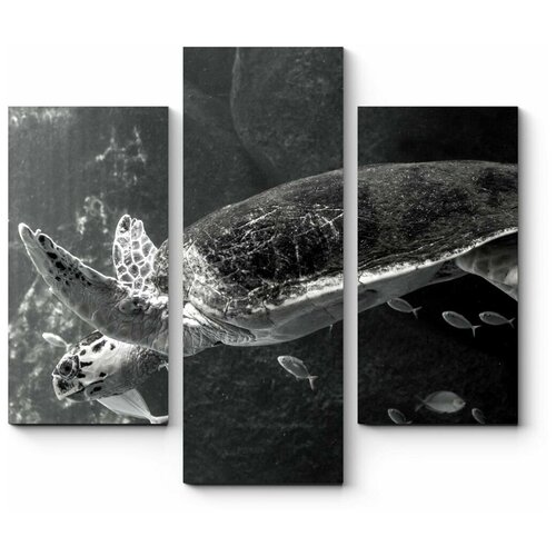 Модульная картина Морская черепаха 90x81