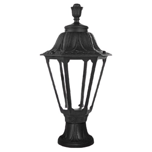 Fumagalli Наземный светильник Rut E26.110.000.AXF1R, E27, 60 Вт, цвет арматуры: черный, цвет плафона бесцветный