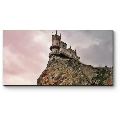 Модульная картина Замок Ласточкино гнездо 50x25