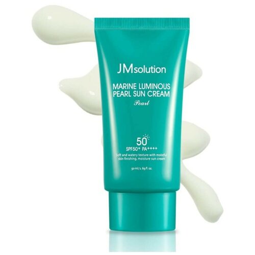 JMsolution Увлажняющий солнцезащитный крем MARINE LUMINOUS PEARL SUN CREAM SPF50+ PA++++, 50 мл