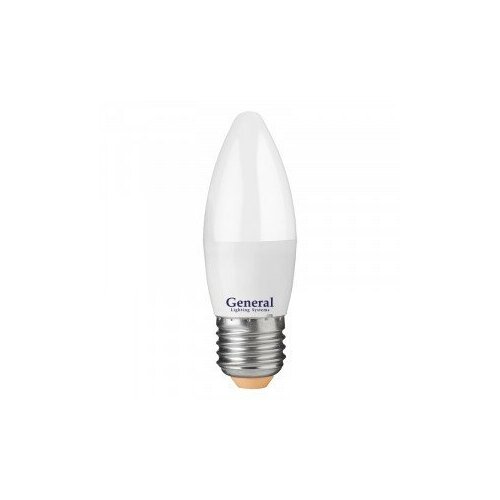Светодиодная LED лампа General свеча E27 10W 4500K 4K 35х105 пластик/алюм GLDEN-CF-10-230-E27-4500, 683100 (упаковка 10 штук)