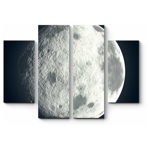 Модульная картина Безупречная Луна 90x68