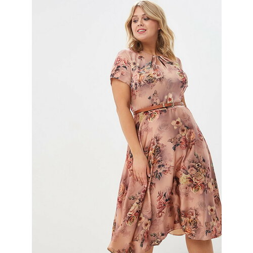 Платье DiSORELLE, размер 46, розовый