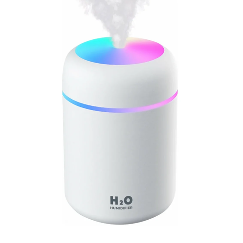 Мини-увлажнитель воздуха С подсветкой HUMIDIFIER H2O WHITE