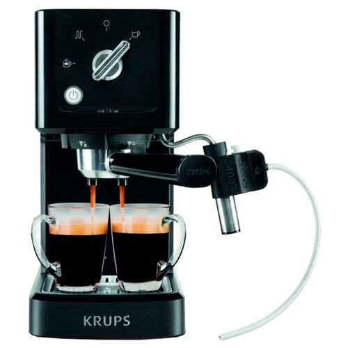 Кофеварка  рожковая Krups XP345 Calvi Latte, черный