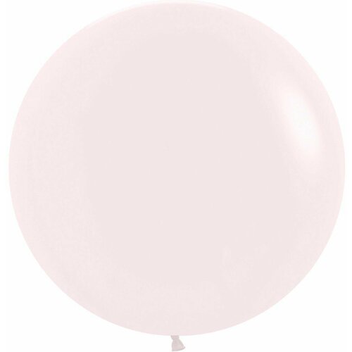 Шарики воздушные (24'/61 см) Макарунс, Нежно-розовый (609), пастель, 3 шт. набор шаров на праздник