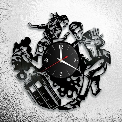 Настенные часы с изображением героев сериала Доктор Кто, Doctor Who