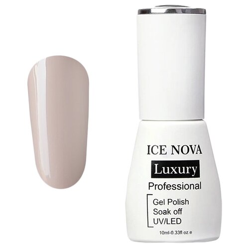 ICE NOVA Гель-лак Luxury Professional, 10 мл, 040 coconut