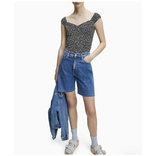 Топ Calvin Klein Jeans, размер 40, черный