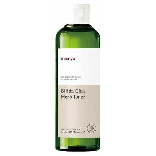 Очищающий тоник для чувствительной кожи Ma: nyo Bifida Cica Herb Toner